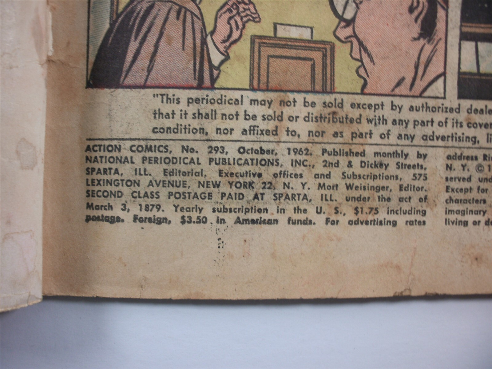 DC Comics Action Comics #293 OCT 1962 (GD) features Supergirl | Comic ...