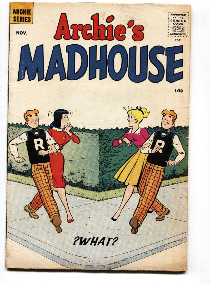 Archie's Madhouse #2 Comic Book 1959-Parody Issue-Rare-Paperdolls Vg ...