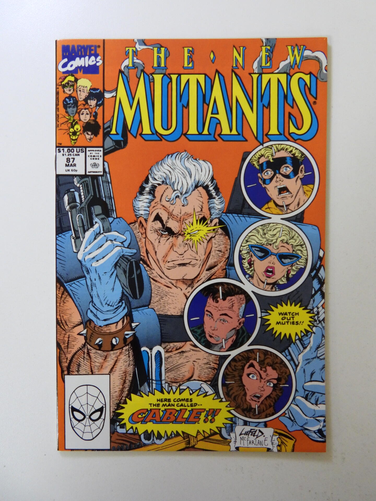 The New Mutants #87 (1990) 1st appearance of Cable VF/NM condition ...