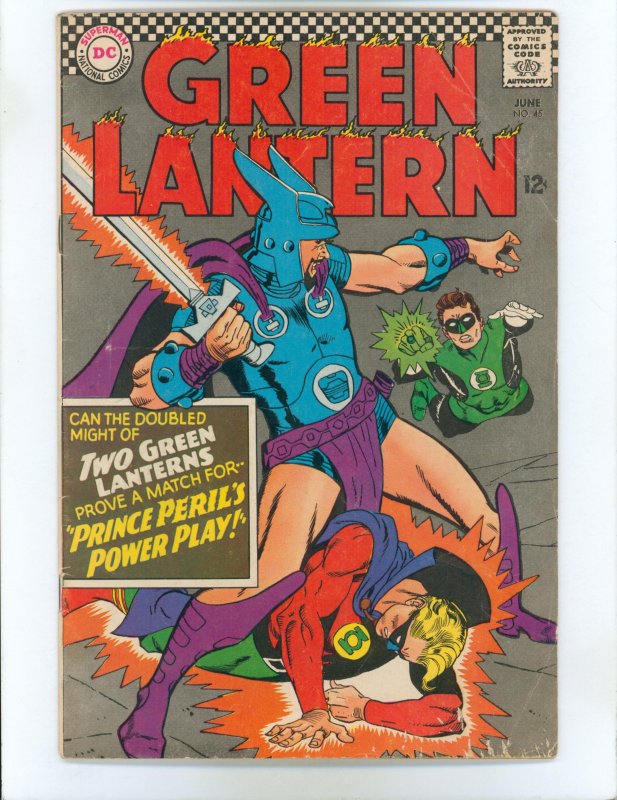 Green Lantern #45 (1966) 1st appearance of Prince Peril and Princess ...