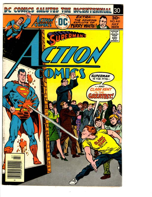 3 Action Comics DC Comic Books # 460 461 462 Superman Mr. Mxyzptlk ...