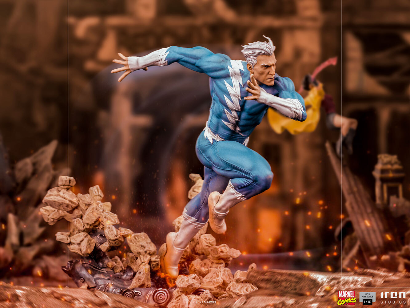 Quicksilver 1:10 Scale Statue by Iron Studios | Comic Collectibles ...
