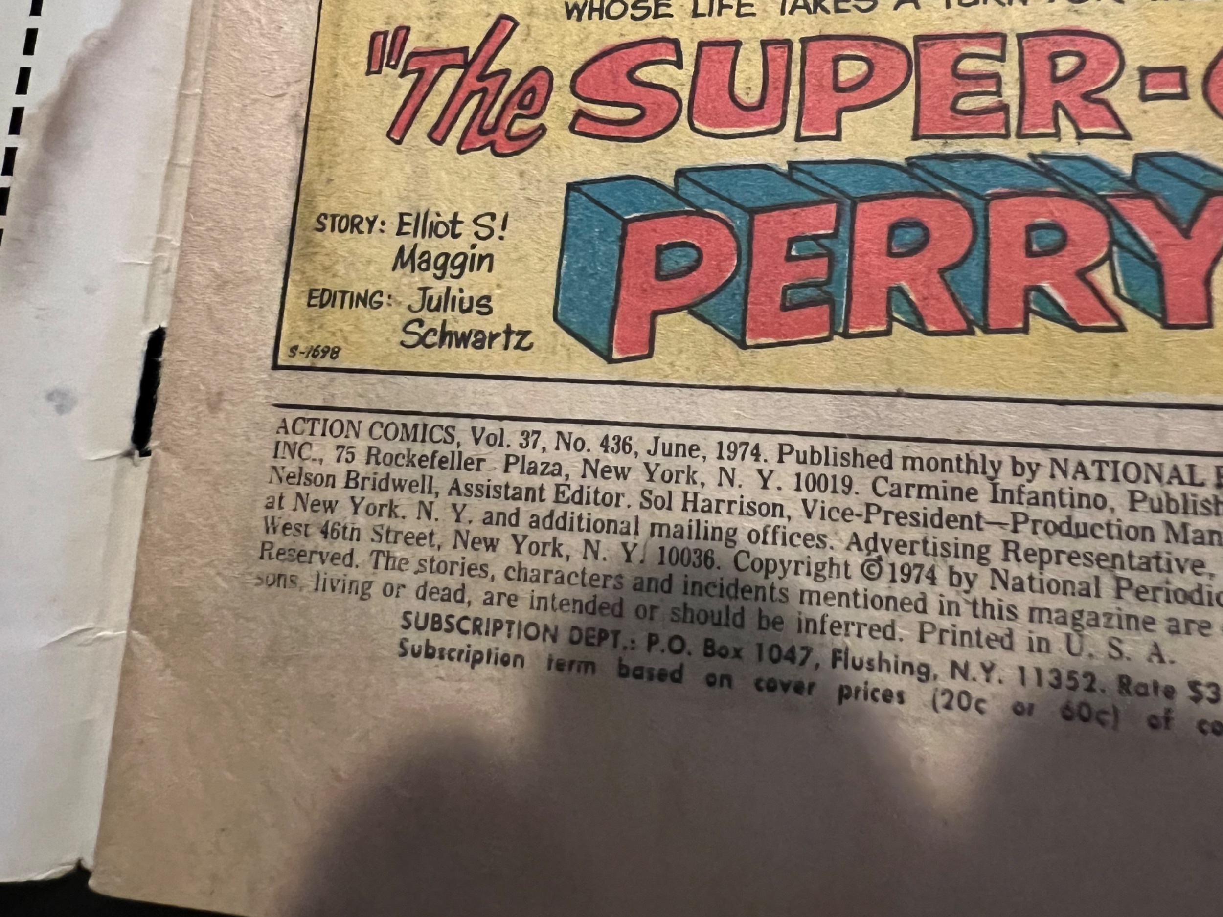 Action Comics #436 (1974) | Comic Books - Bronze Age, DC Comics ...