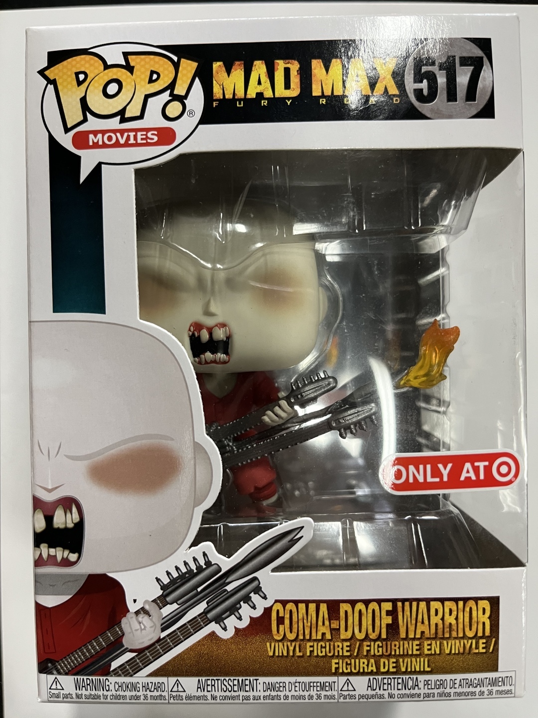 Funko Pop! Mad Max Coma-Doof Warrior Target Exclusive #517 FC12 | Comic ...