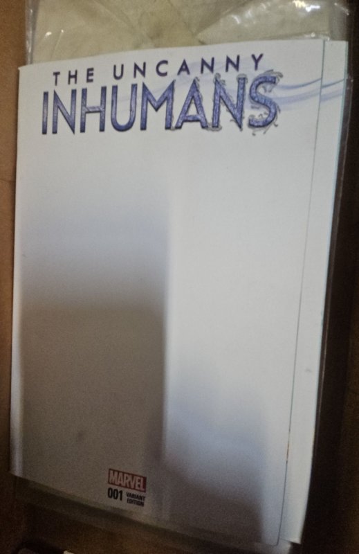 Uncanny Inhumans #1 Blank cover | Comic Books - Modern Age / HipComic