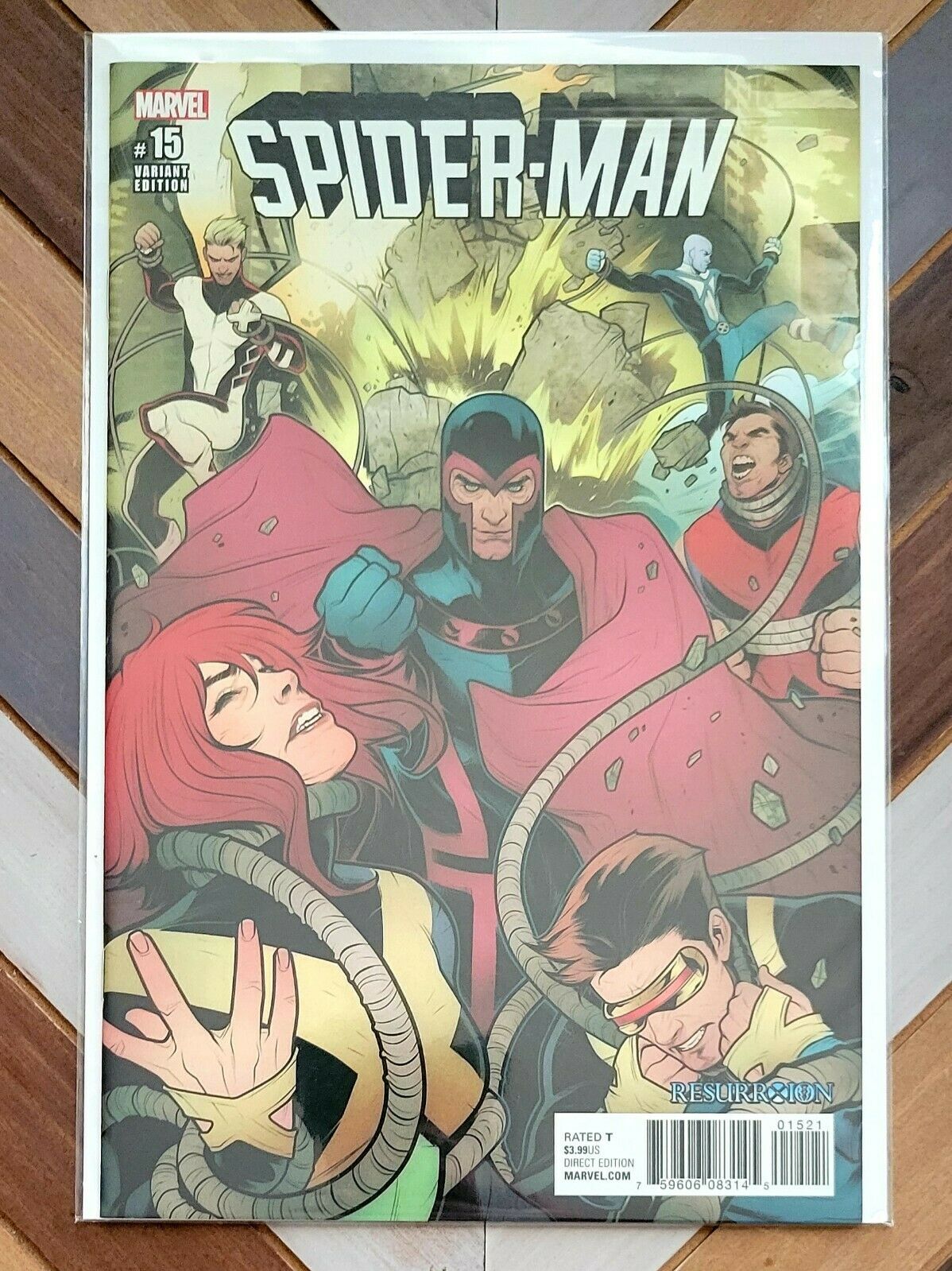 Spider-Man #15 Torque (X-Men) Resurrxion Variant (Marvel 2016) NM ...