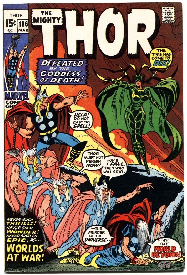 Thor #186 1970 Marvel Comics High Grade-Bronze-Nm- | Comic Books ...