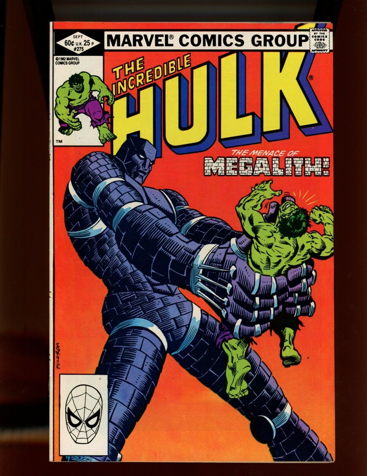 (1982) The Incredible Hulk #275 - "THE MENACE OF MEGALITH!" (9.2 ...