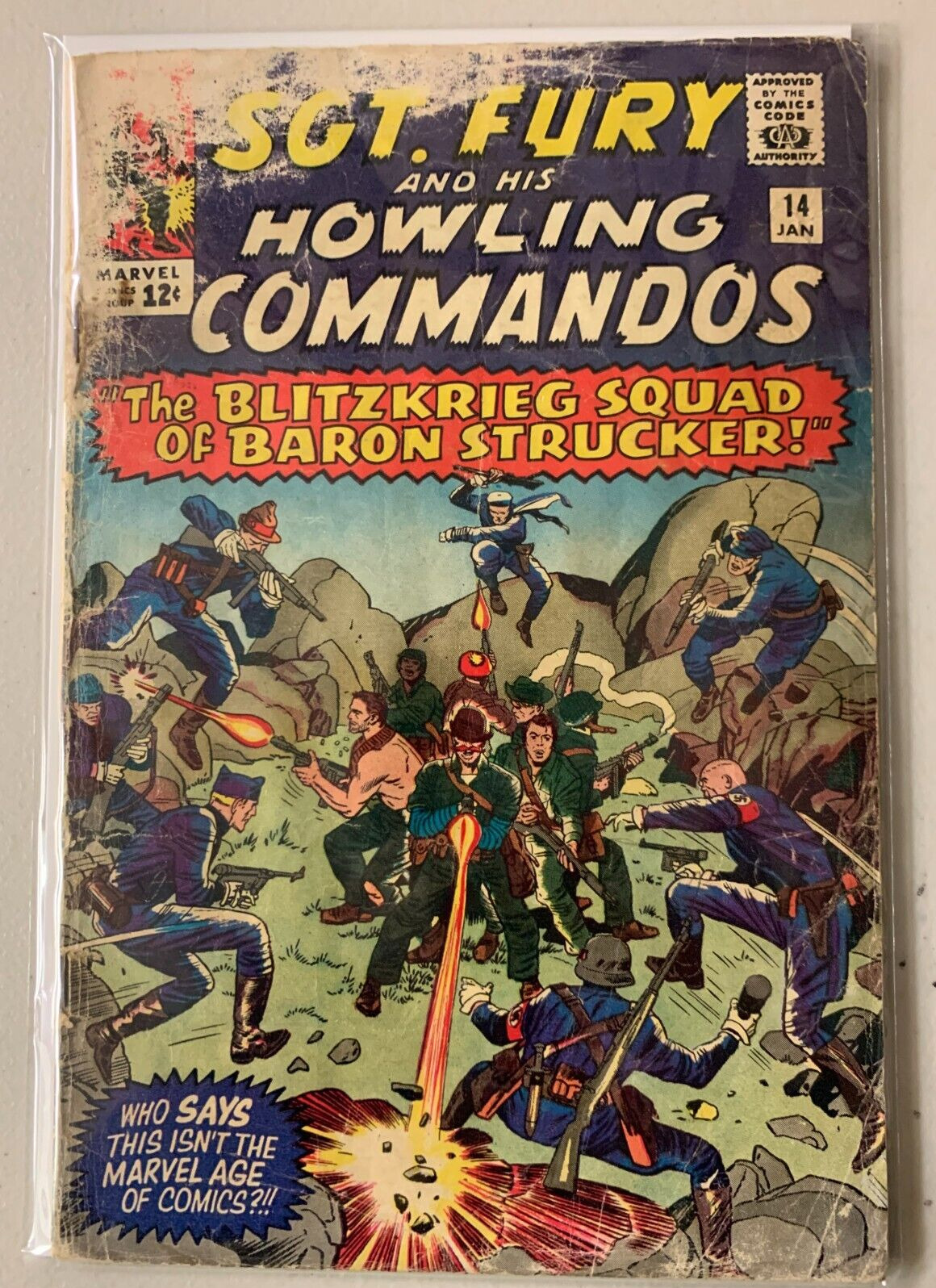 Sgt. Fury and his Howling Commandos #14 Marvel (2.5 GD+) Blitzkrieg ...