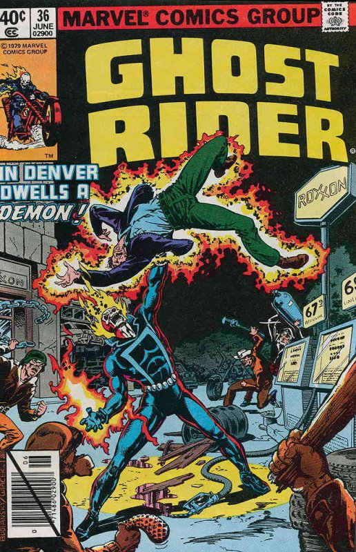 Ghost Rider (Vol. 1) #36 FN ; Marvel | Michael Fleisher | Comic Books ...