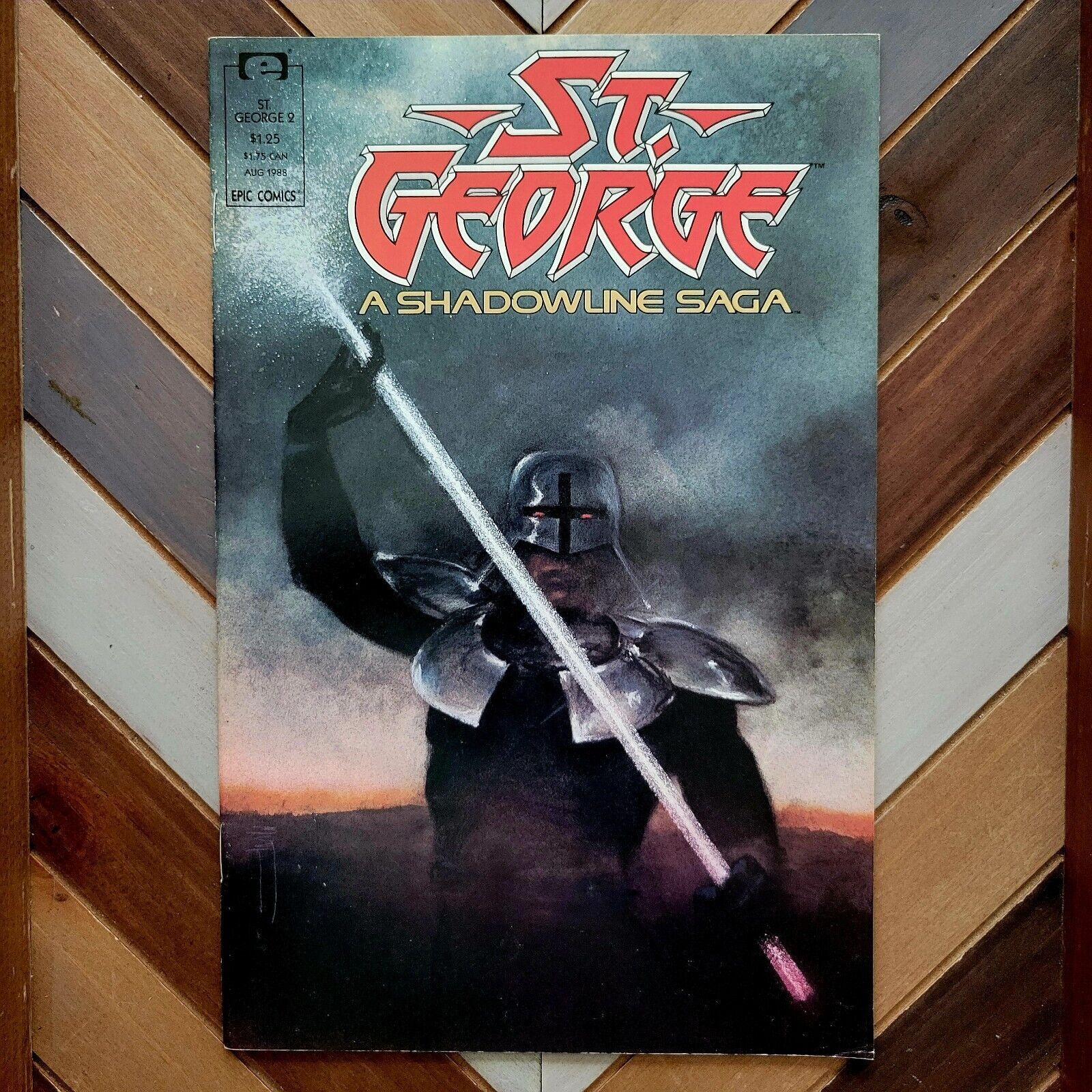 ST. GEORGE #2-4 (Marvel/Epic 1988) Ltd Series Set of 3, SHADOWLINE SAGA ...