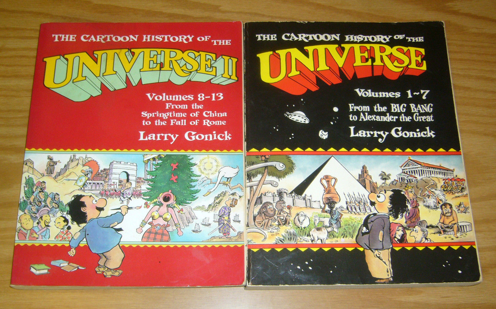 Cartoon History of the Universe TPB 1-2 FN larry gonick book set ...