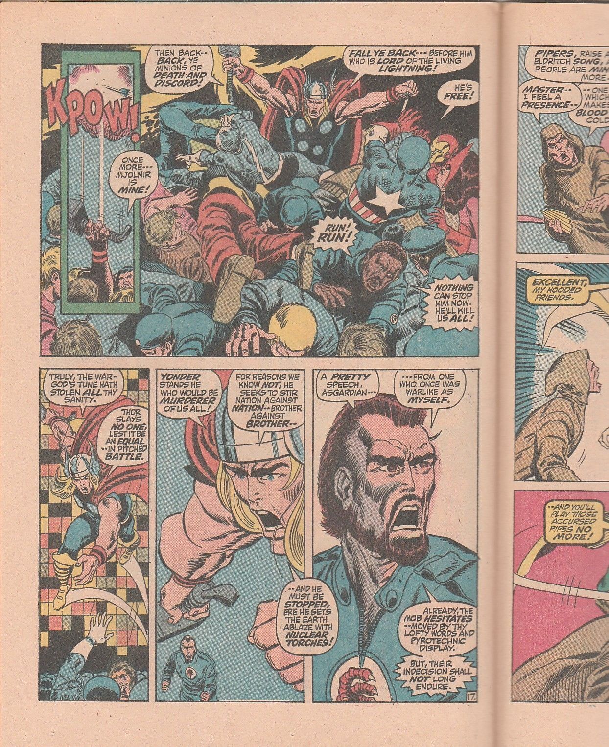 Avengers 98 April 1972 Goliath Resumes Hawkeye Identity Rejoins Team ...