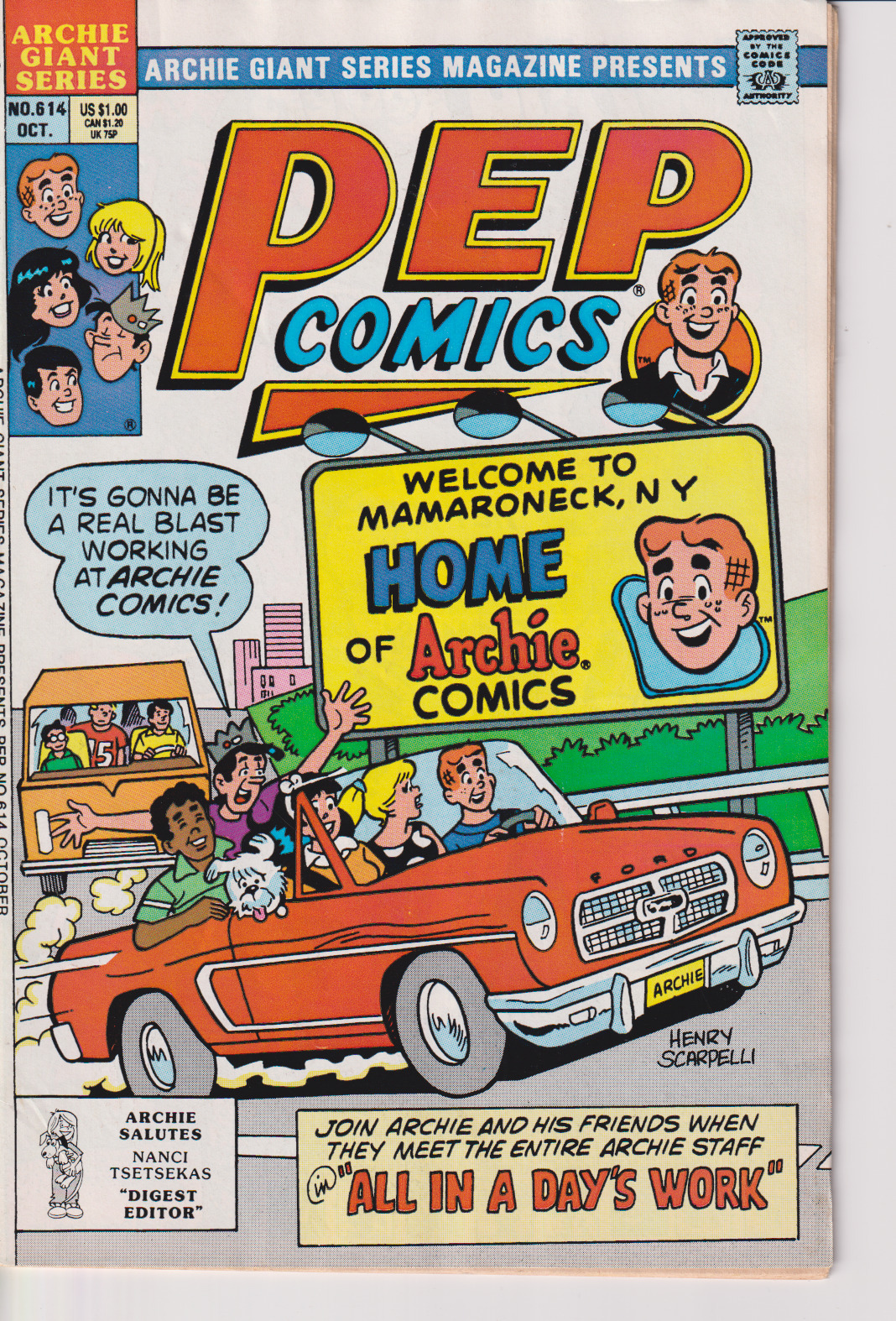 Archie Comic Series! Pep Comics! Issue #614! | Comic Books - Copper Age ...