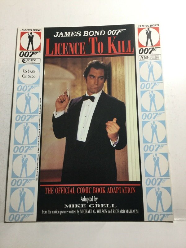 James Bond 007 Licence To Kill Official Comic Adaptation Nm Near Mint ...