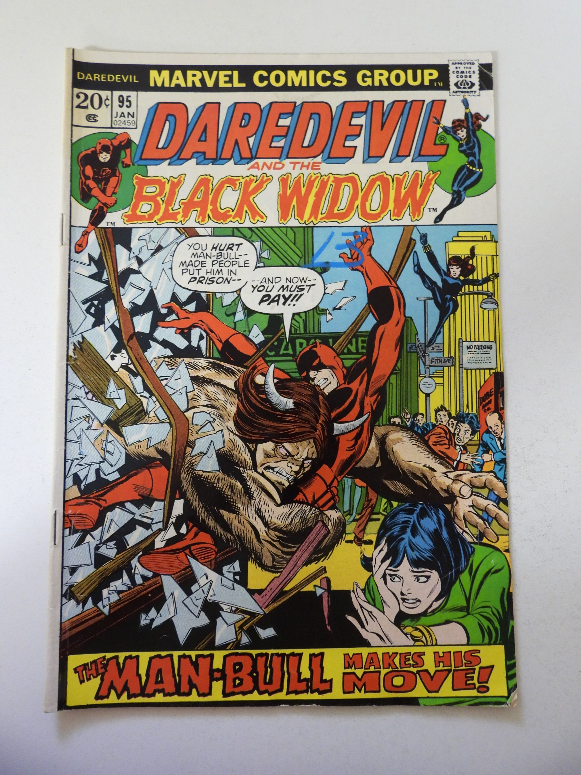 Daredevil #95 (1973) FN Condition markings on fc | Comic Books - Bronze ...