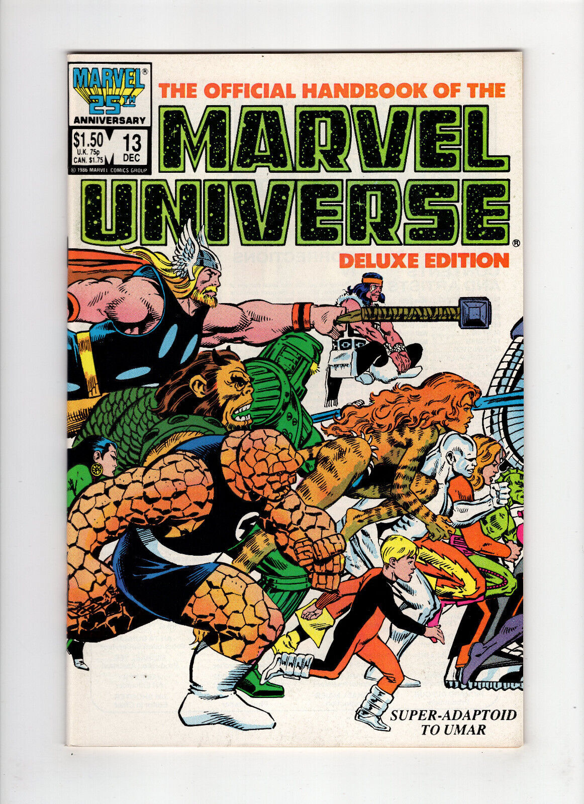 Official Handbook Of The Marvel Universe #13 (1986, Marvel Comics ...