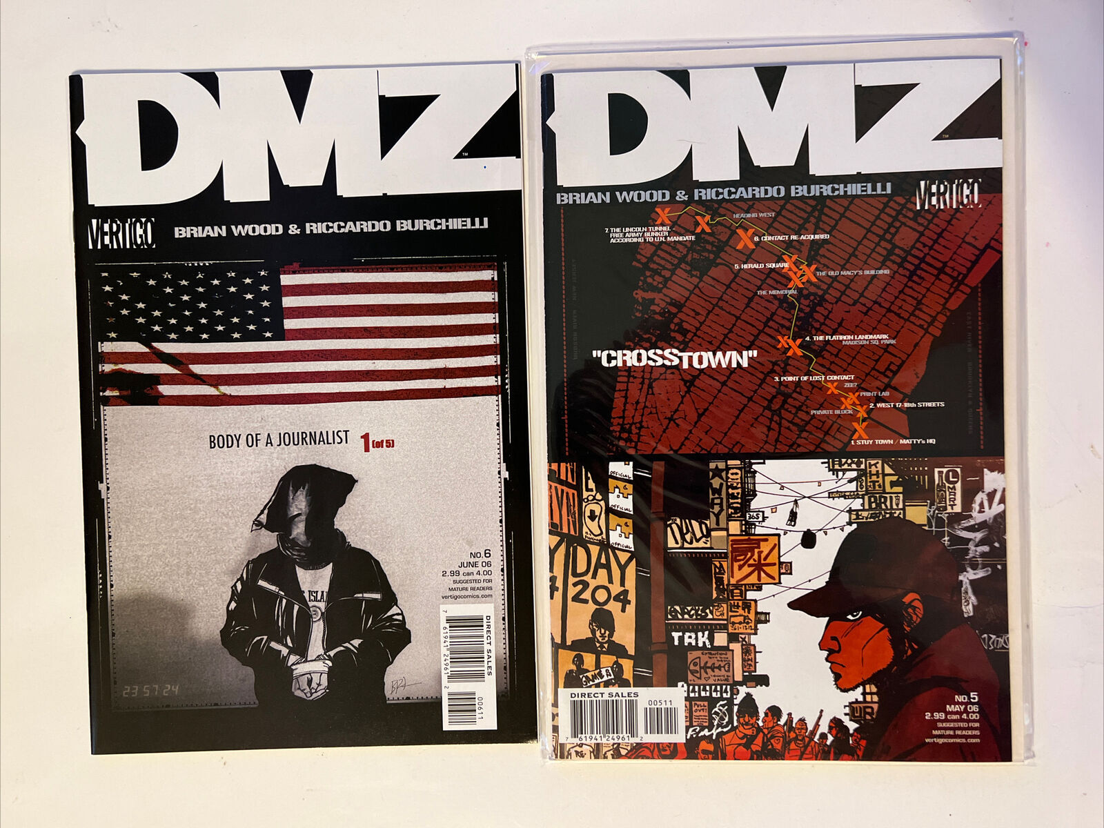 DMZ Comics #1-10 Vertigo Dc HBO Series 2006 Save Combine Shipping ...