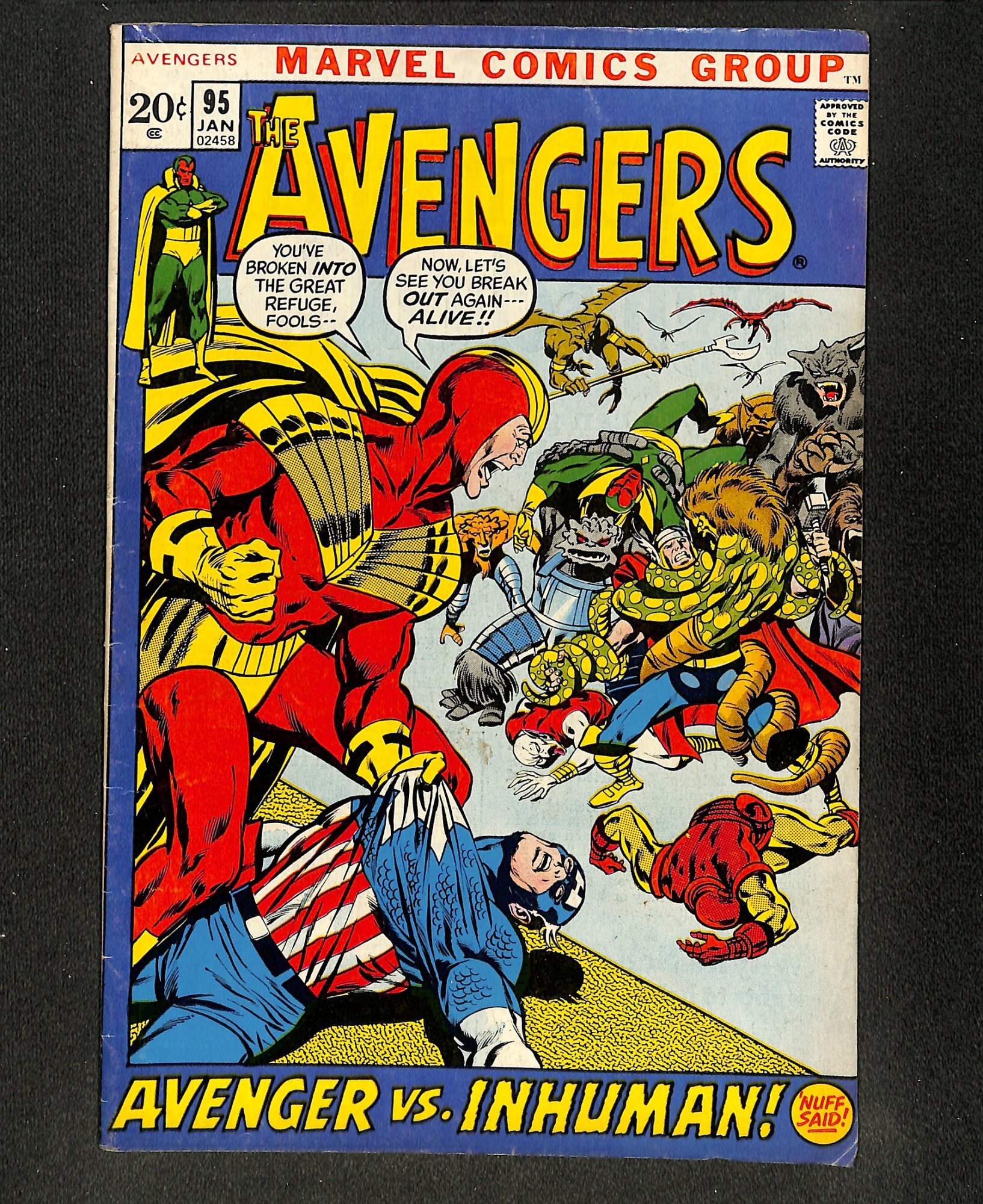 Avengers #95 Neal Adams Cover and Art Roy Thomas! | Full Runs & Sets ...
