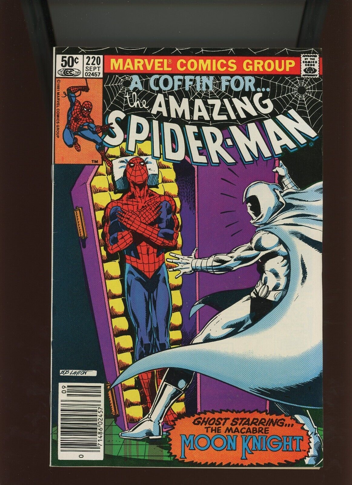 (1981) The Amazing Spider-Man #220: BRONZE AGE! KEY! WITH MOON KNIGHT ...