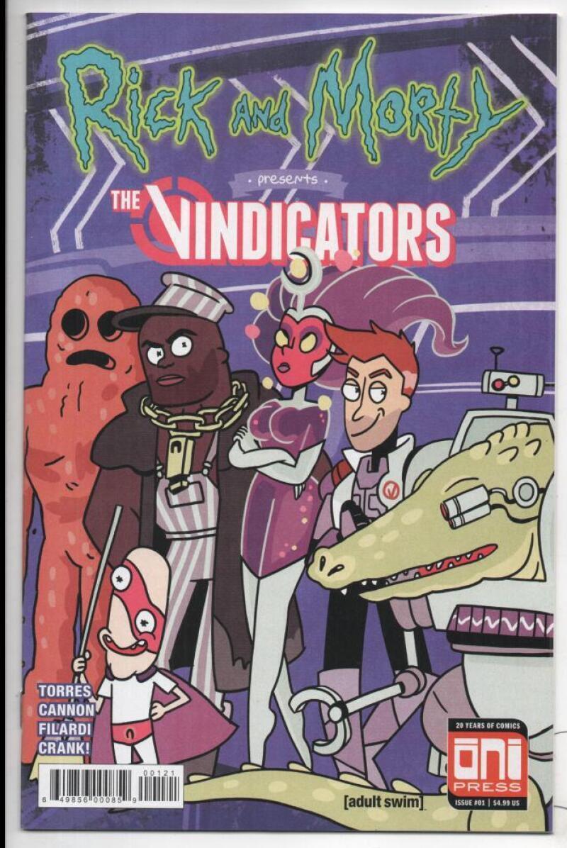 RICK and MORTY VINDICATORS #1, NM, Grandpa, Oni Press, from Cartoon ...