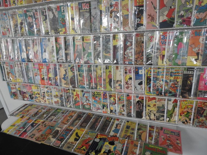 Huge Lot 150 Low Grade Comics W/ Spider-Man, Walt Disney Cartoons +More ...