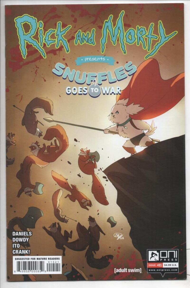 RICK and MORTY SNUFFLES Goes to WAR #1, NM, Grandpa, Oni Press from ...