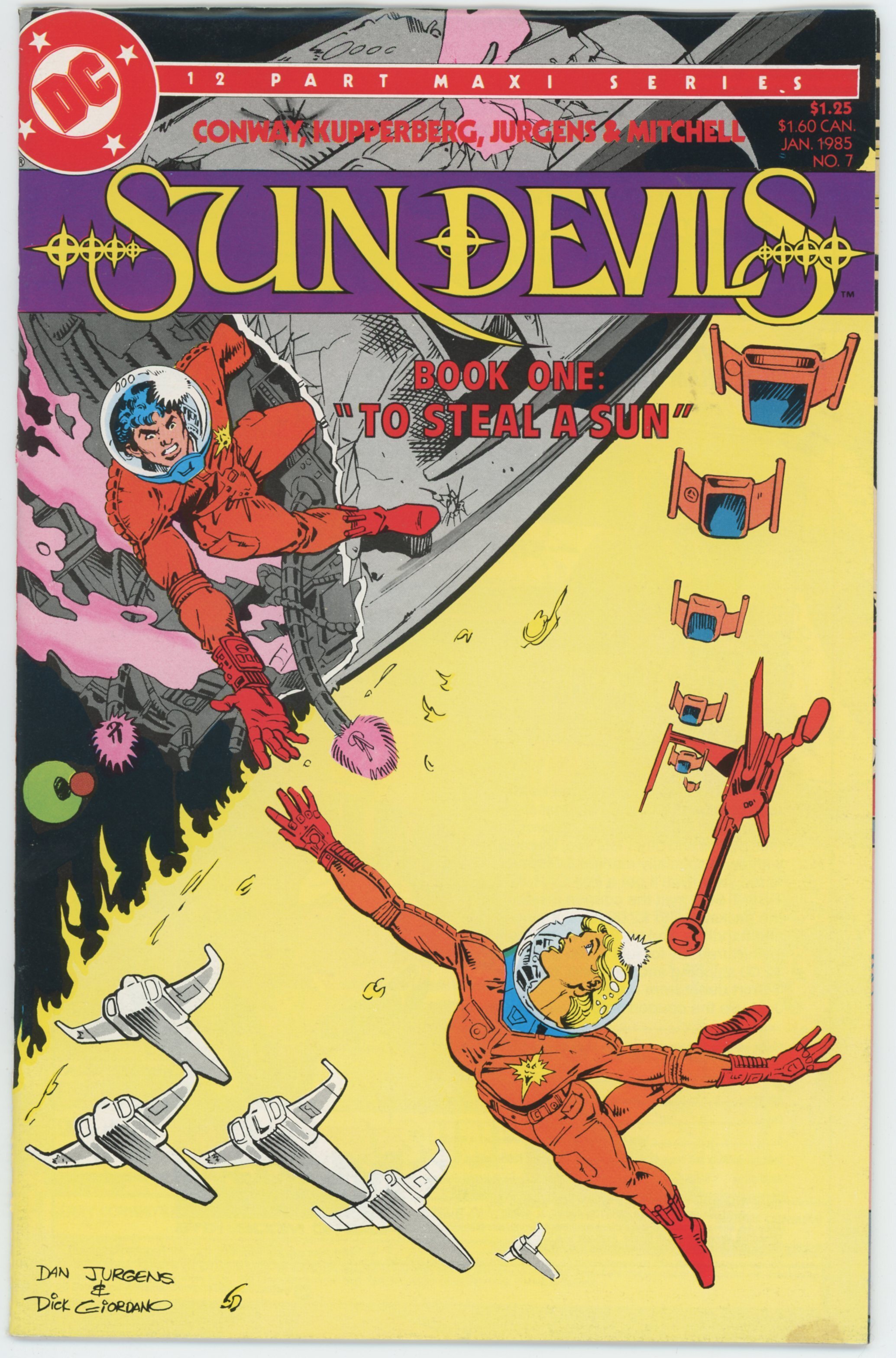 Sun Devils #7 VF 8.0 DC 1985 Copper Ager Dan Jurgens | Comic Books ...