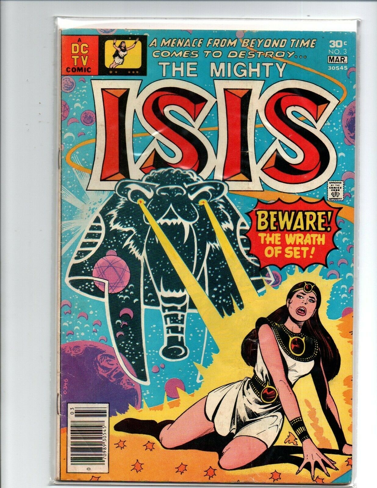 The Mighty Isis #3 newsstand - Shazam/Isis TV Series - 1977 - Fine ...