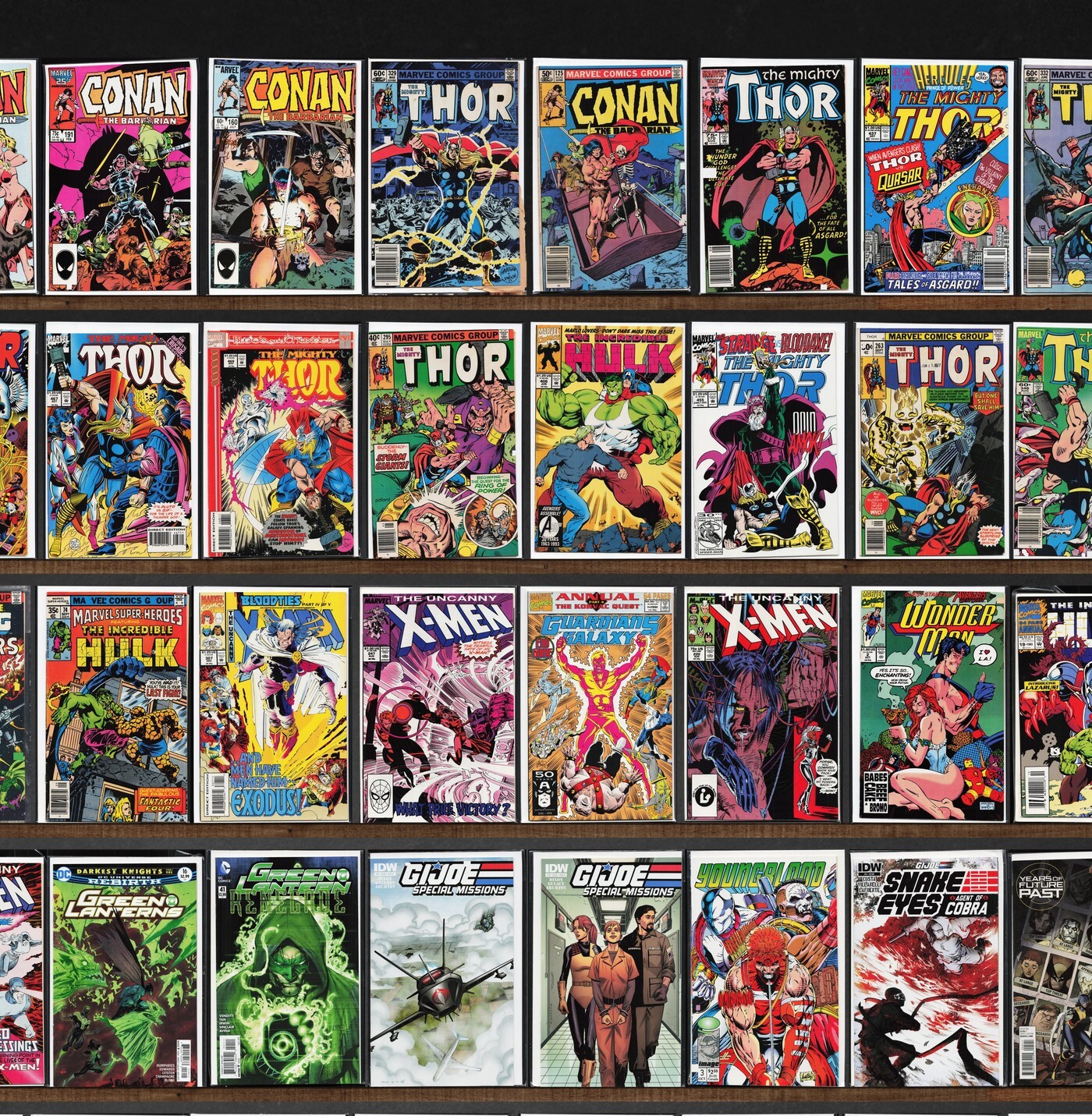 Huge Lot 150+ Comics with Conan The Barbarian, The Mighty Thor & More ...