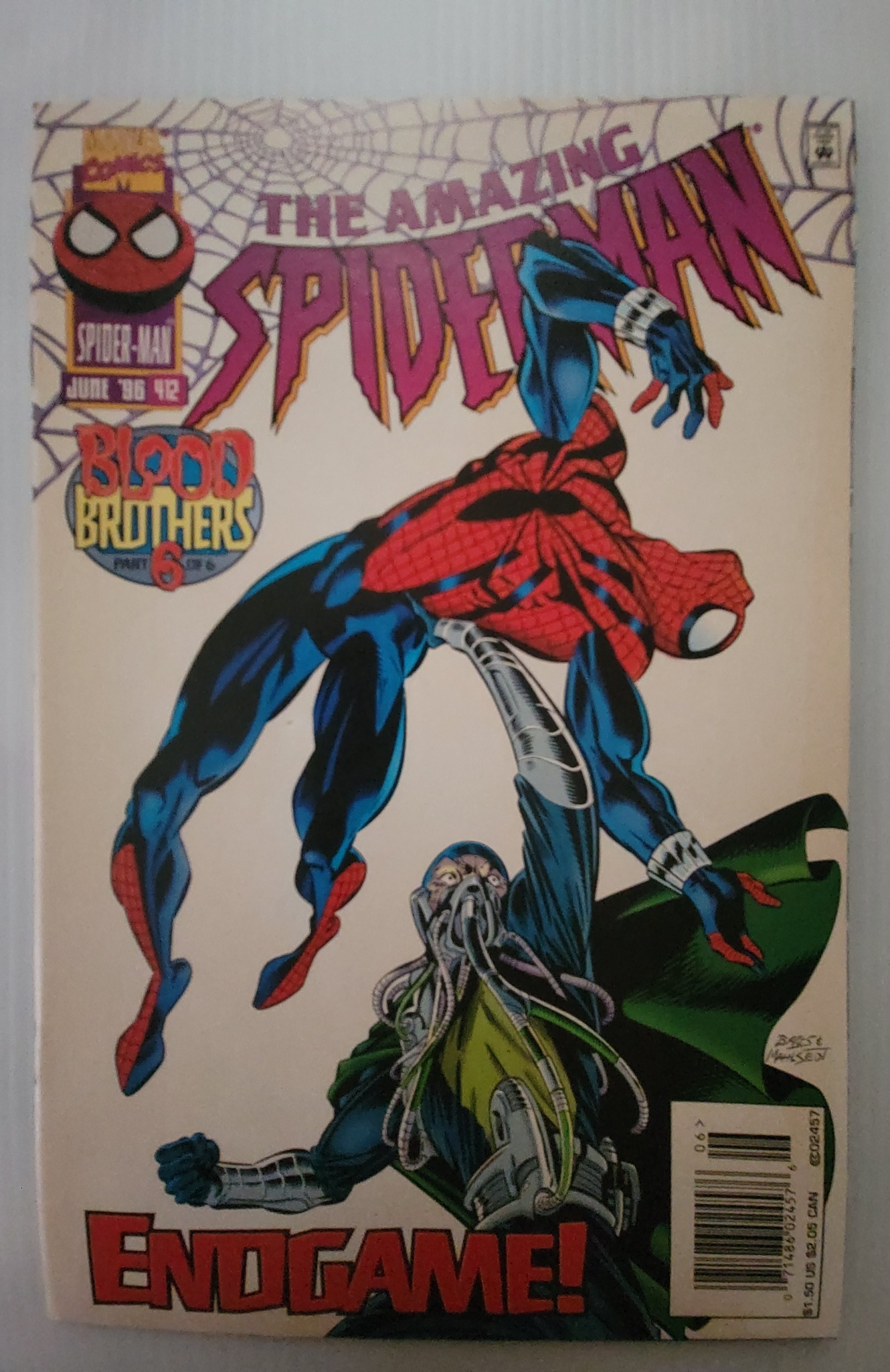 The Amazing Spider-Man #412 (1996) Newsstand Edition | Comic Books ...