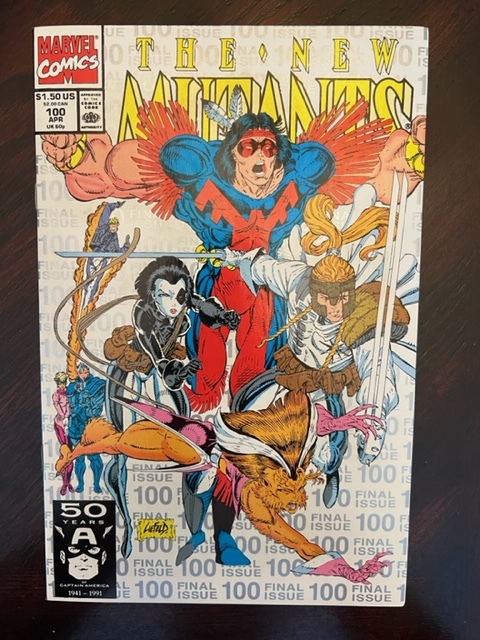 The New Mutants #100 Newsstand Edition (1991) - NM - 3rd Print | Comic ...