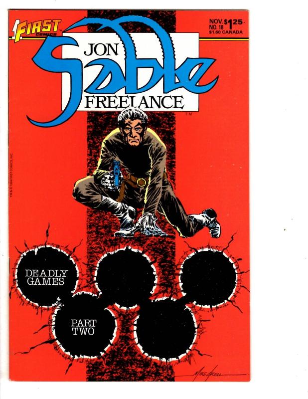 7 Jon Sable Freelance First Comic Books # 18 20 21 22 25 31 46 Mike ...