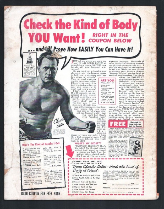 Real Men 9/1956-Clarence Doore cover-Betty Bettie Page-"Whip Mask ...