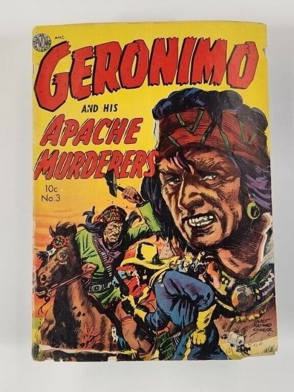 GERONIMO AND HIS APACHE MURDERERS #3 1951 Golden Age Classic | Comic ...