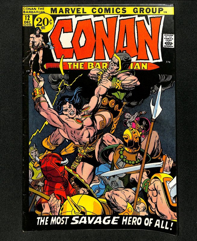 Conan The Barbarian #12 The Most Savage Hero Of All! | Full Runs & Sets ...