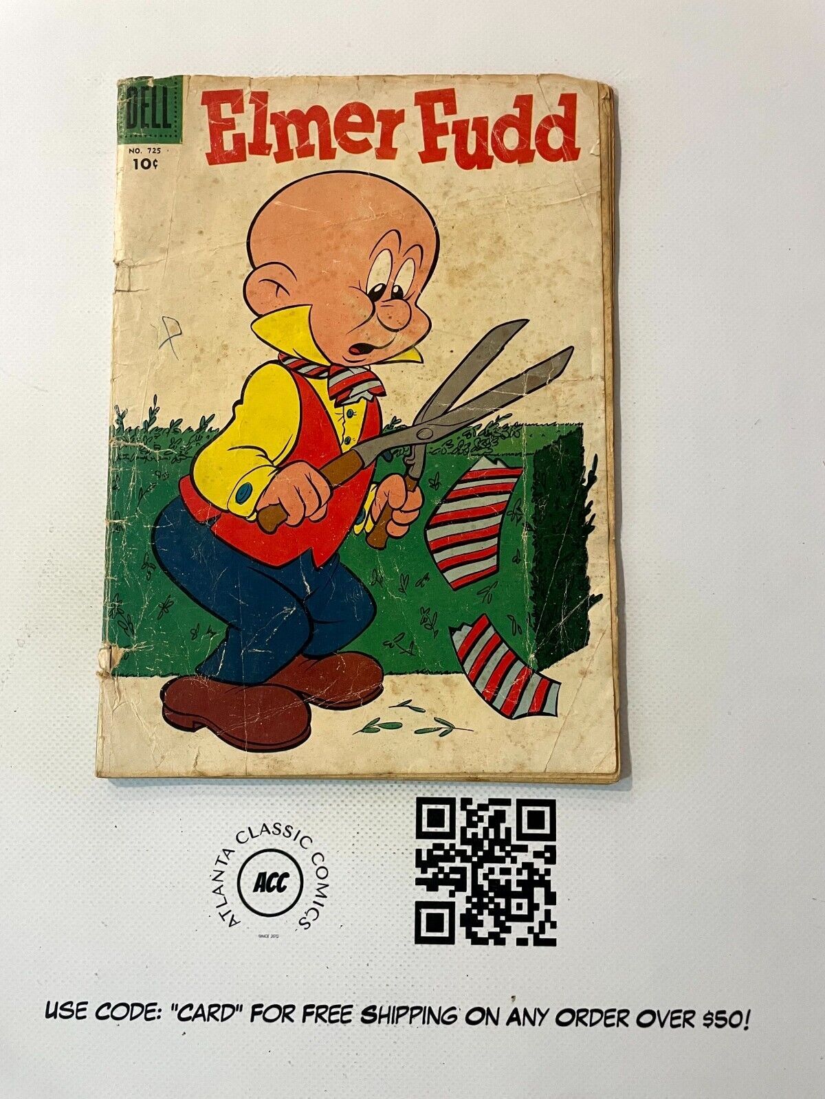 Four Color # 725 GD Dell Golden Age Comic Book Elmer Fudd Looney Tunes ...