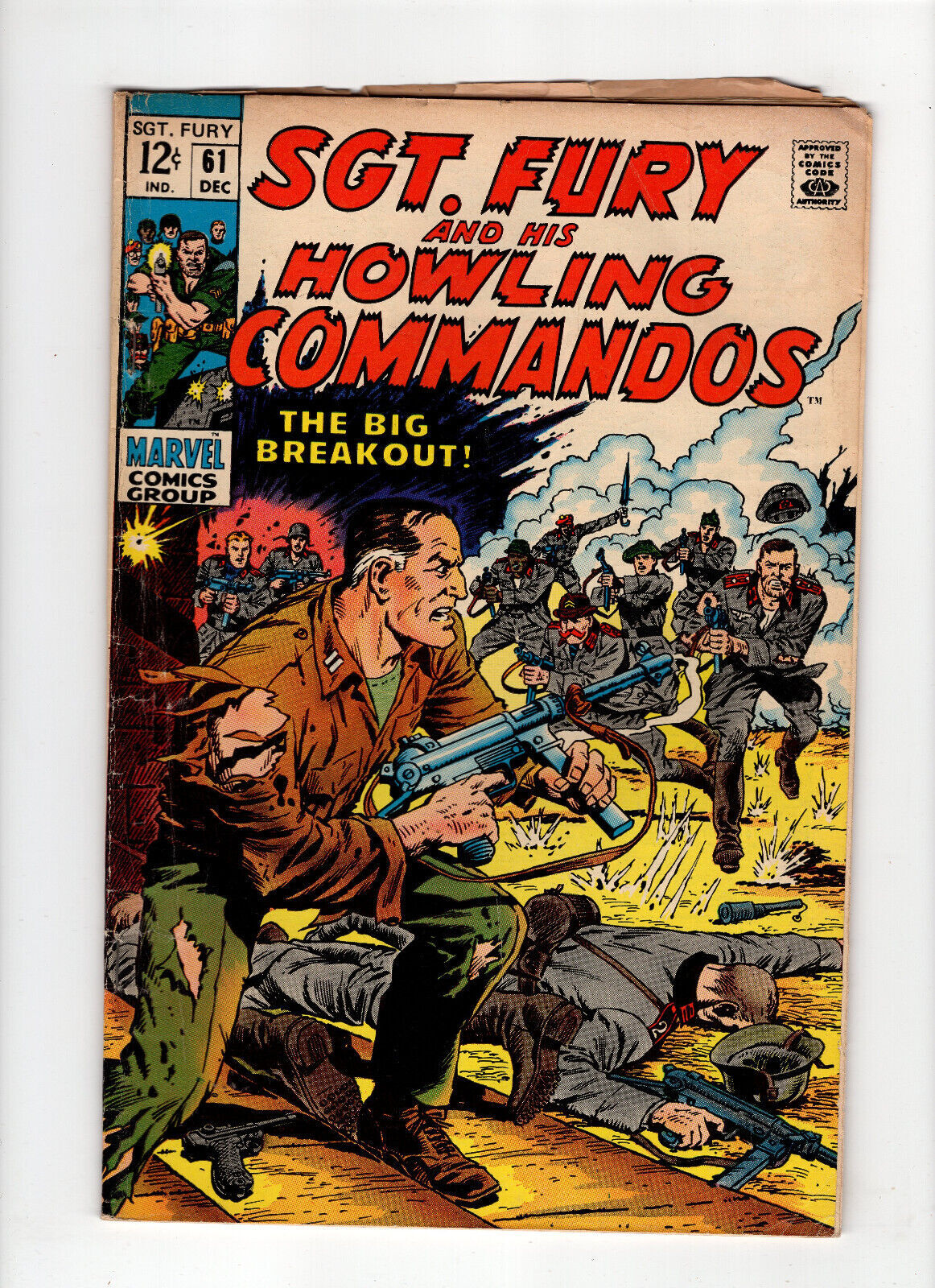 Sgt Fury & His Howling Commandos #61 (1968, Marvel Comics) Low Grade ...