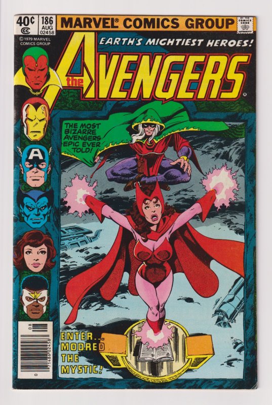 Marvel Comics! Avengers! Issue #186! Origin of Scarlet Witch and Pietro ...