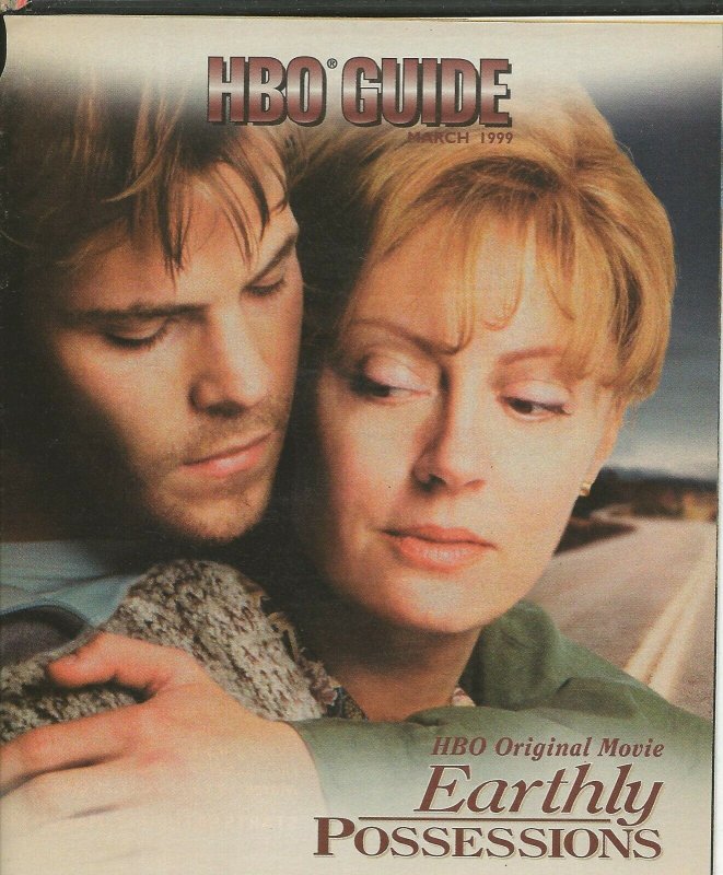 ORIGINAL Vintage Mar 1999 HBO Guide Magazine Earthly Possessions ...