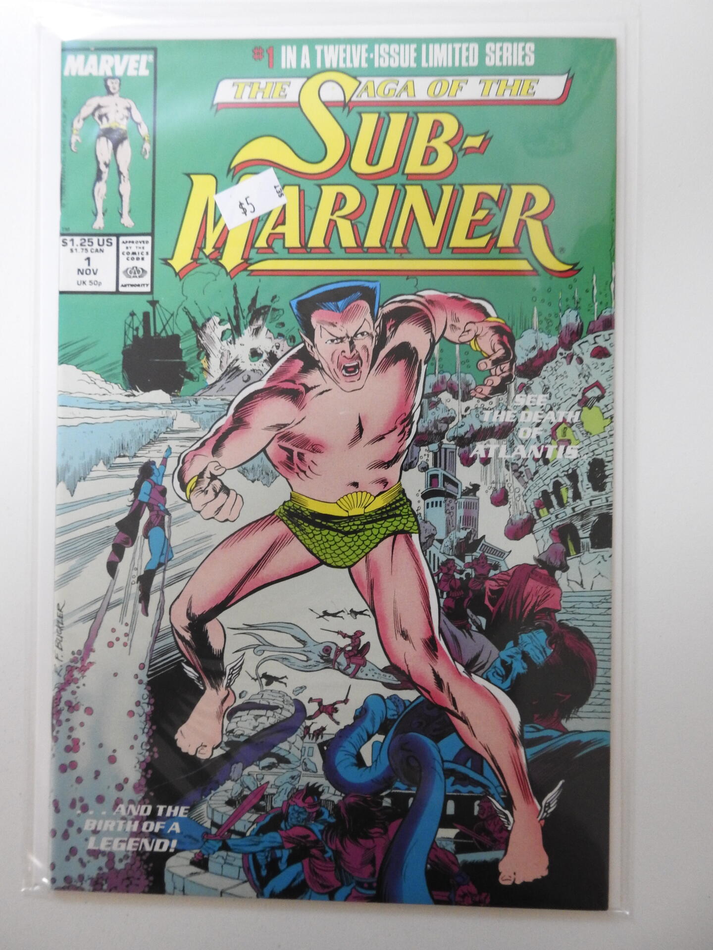 Saga of the Sub-Mariner #1 (1988) | Comic Books - Copper Age, Marvel, Sub-Mariner, Superhero ...