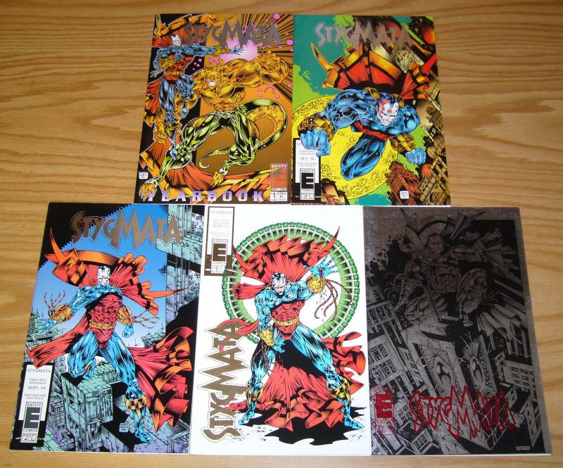 Stygmata #0 & 1-3 VF/NM complete series + yearbook - entity comics set ...