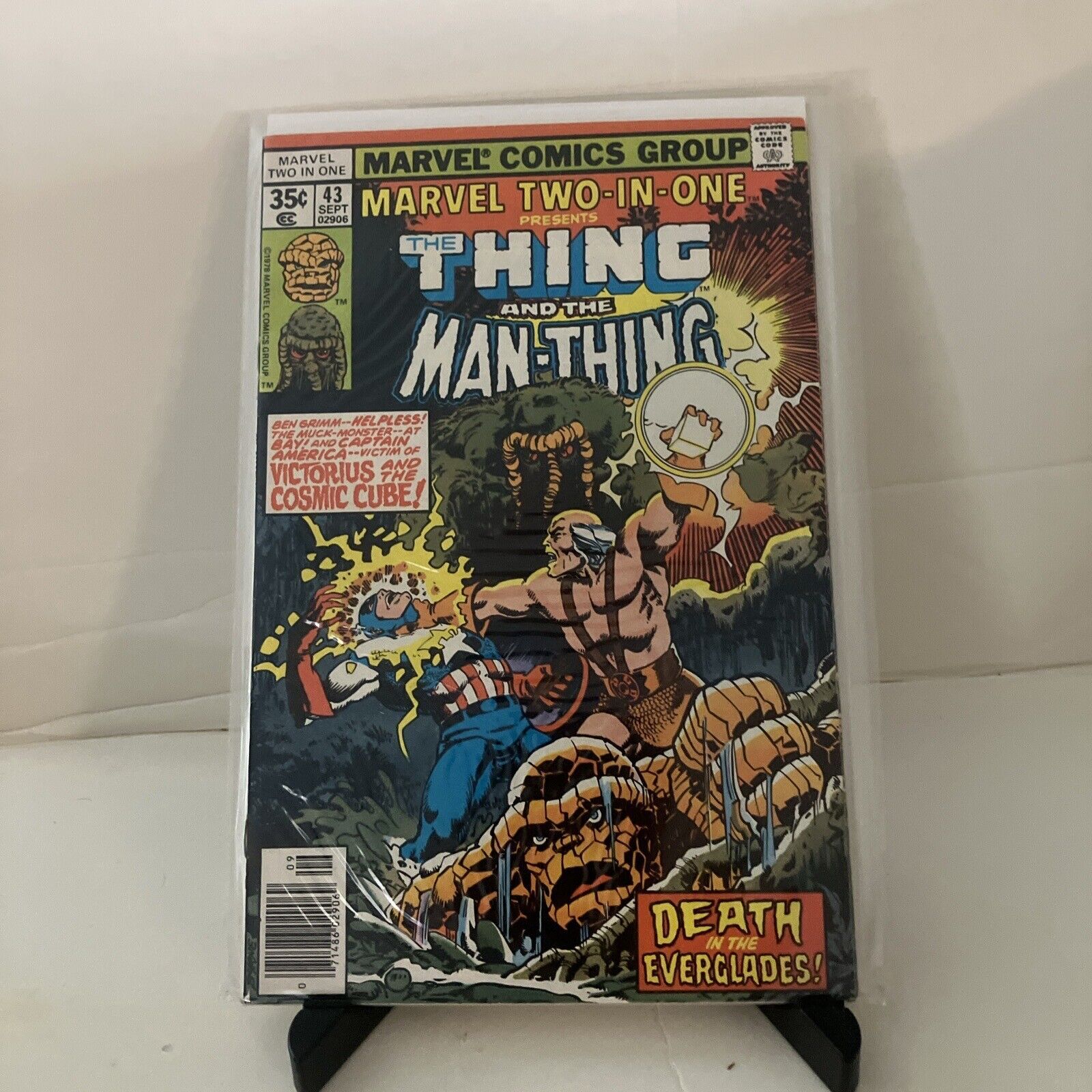 Marvel Two-In-One #43 1978 Thing & Man-Thing! Captain America! Byrne ...