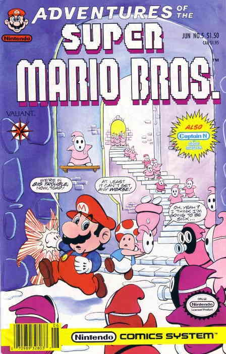 Adventures of the Super Mario Bros. #5 FN ; Valiant | Nintendo | Comic ...