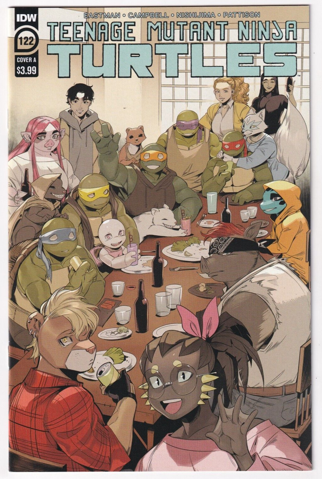 Teenage Mutant Ninja Turtles #122 A October 2021 IDW Kevin Eastman ...