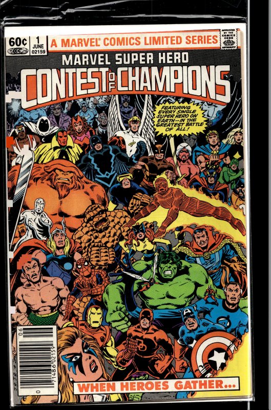 Marvel Super Hero Contest of Champions #1 (1982) | Comic Books - Bronze ...