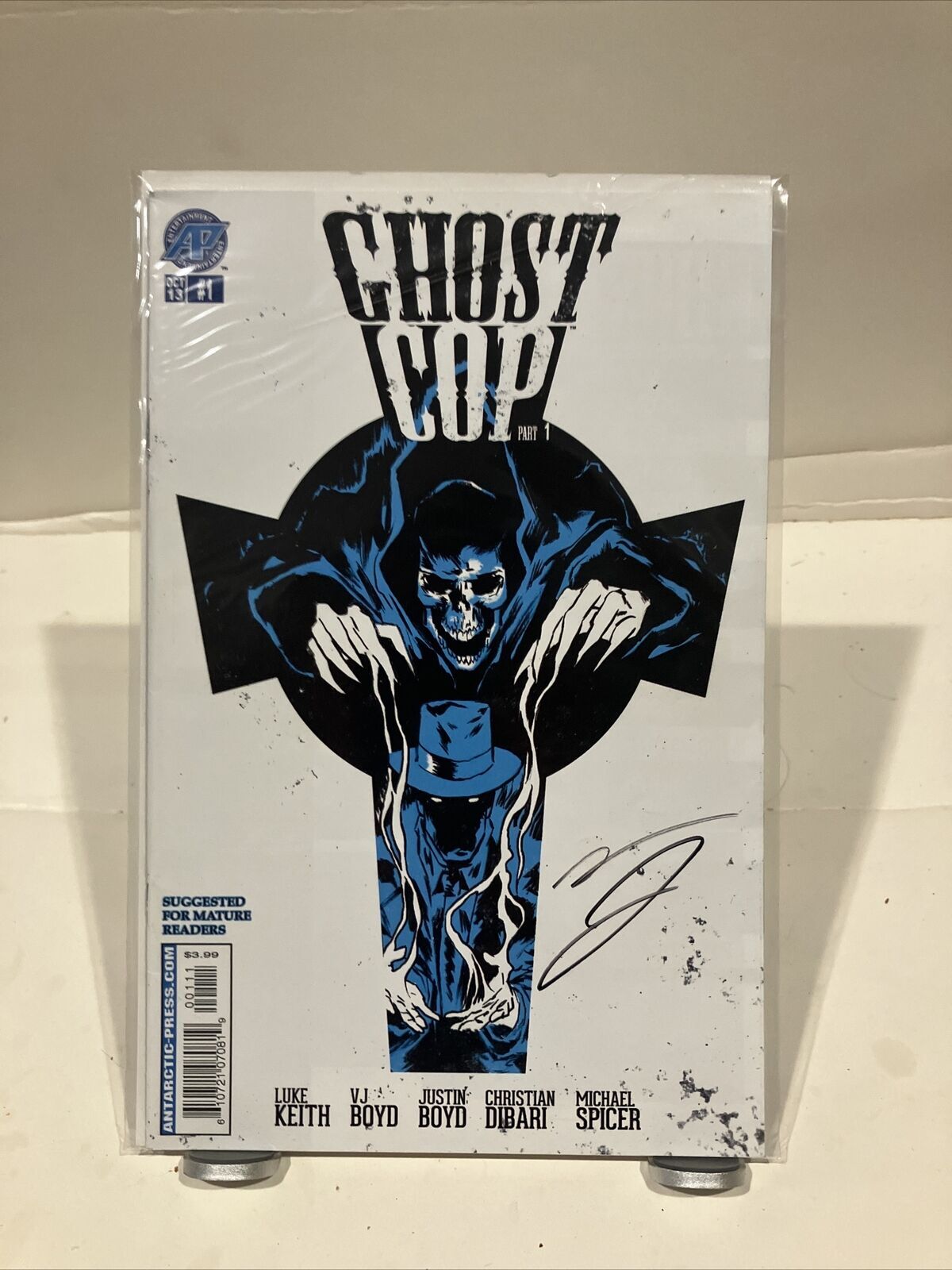 Ghost Cop Part 1 Signed | Comic Books - Modern Age, Antarctic Press ...