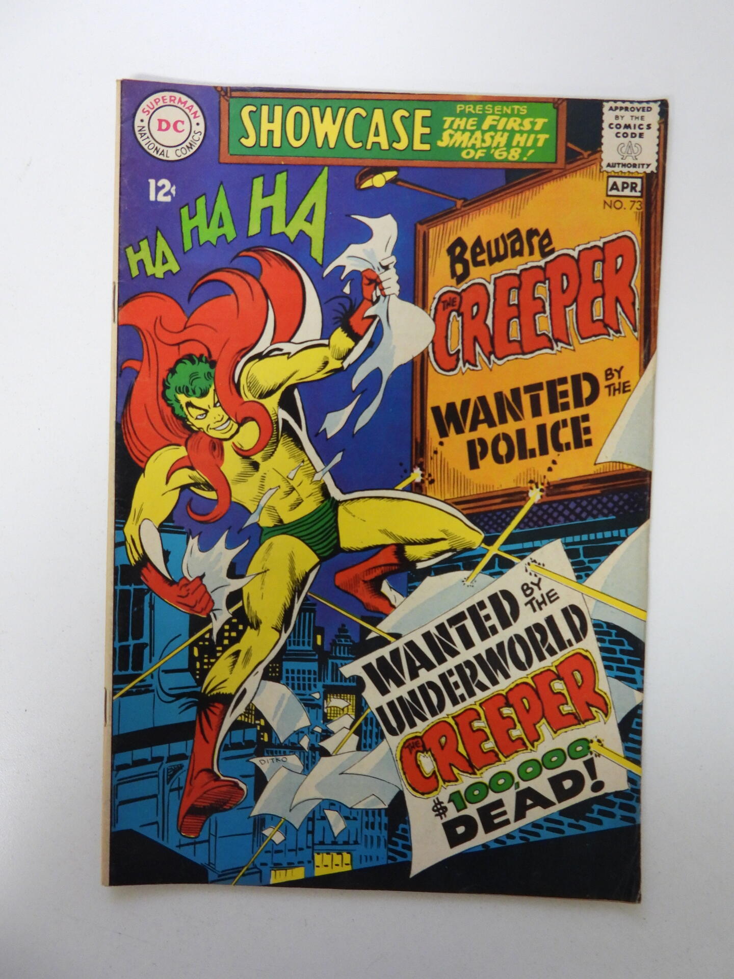Showcase #73 (1968) 1st appearance of The Creeper FN+ condition | Comic ...