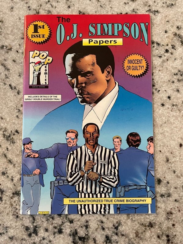 The O.J. Simpson Papers # 1 NM Pop Comics Comic Books True Crime ...