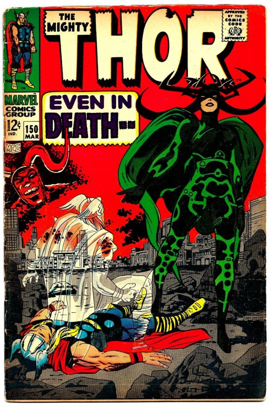 Thor #150 & #151 (1968) 4.0vg Jack Kirby! Destroyer! Inhumans Back-Up ...